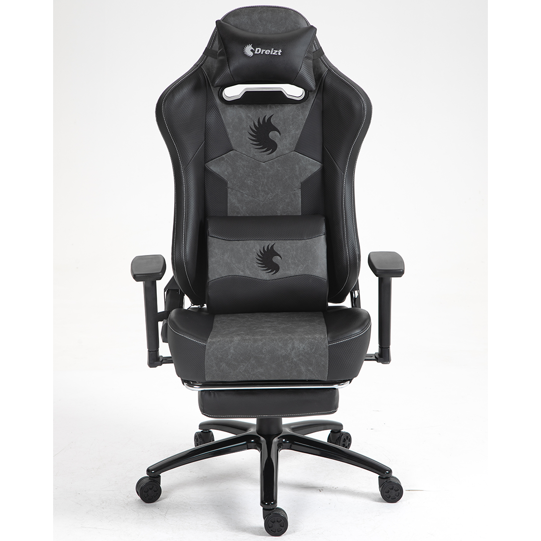 Silla Gamer Dreizt Heroes Series Negro Premium Alta Calidad Reclinable ...